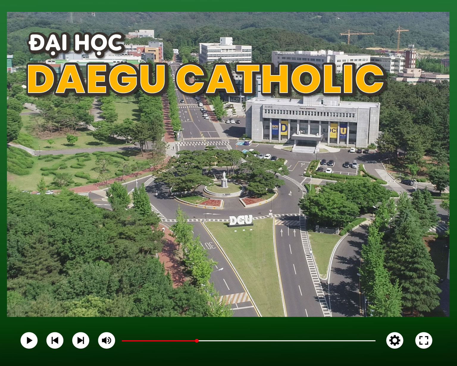 ĐẠI HỌC DAEGU CATHOLIC - TRƯỜNG CÔNG GIÁO TỐT NHẤT HÀN QUỐC